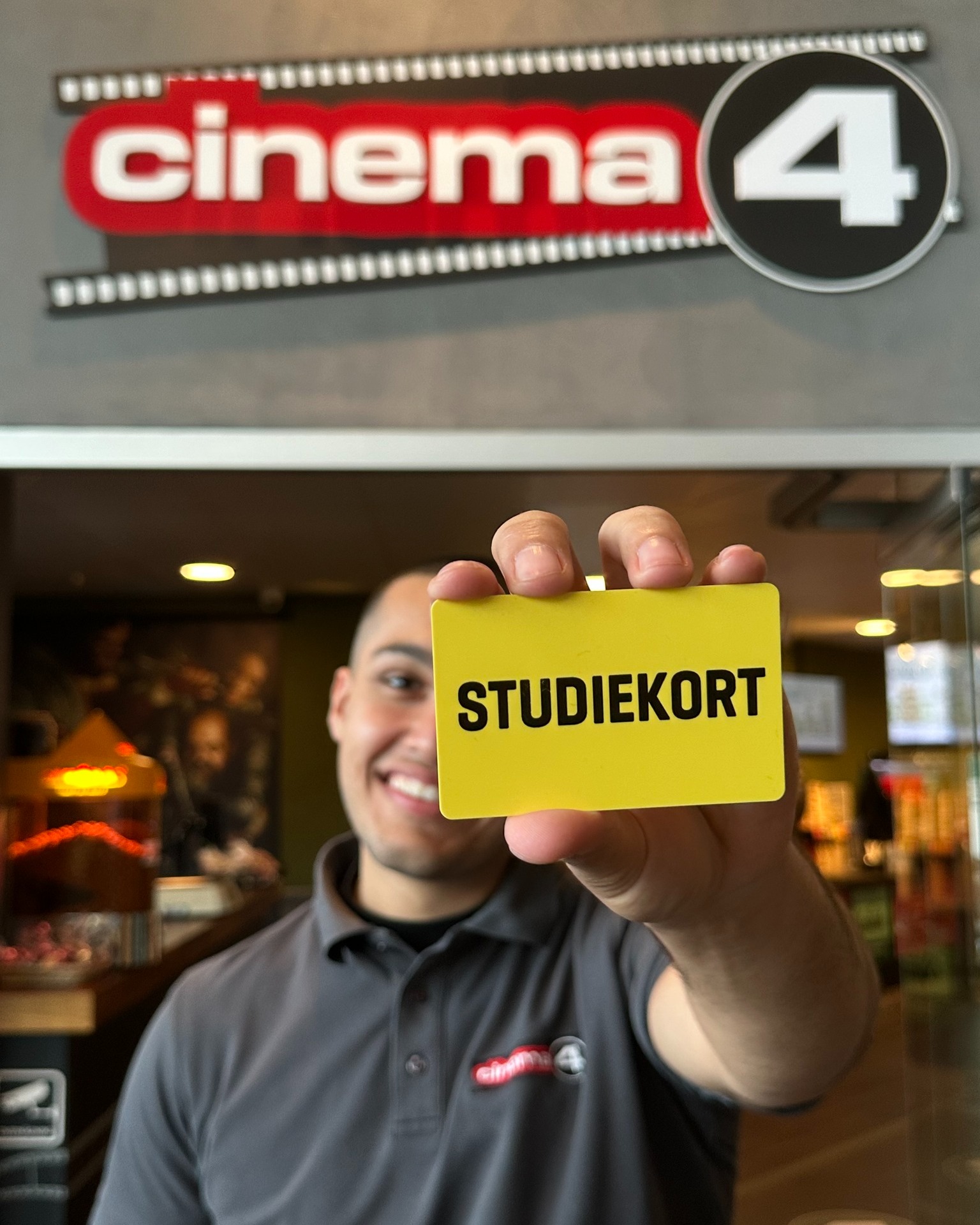 Studierabat på biografbilletter i Cinema4